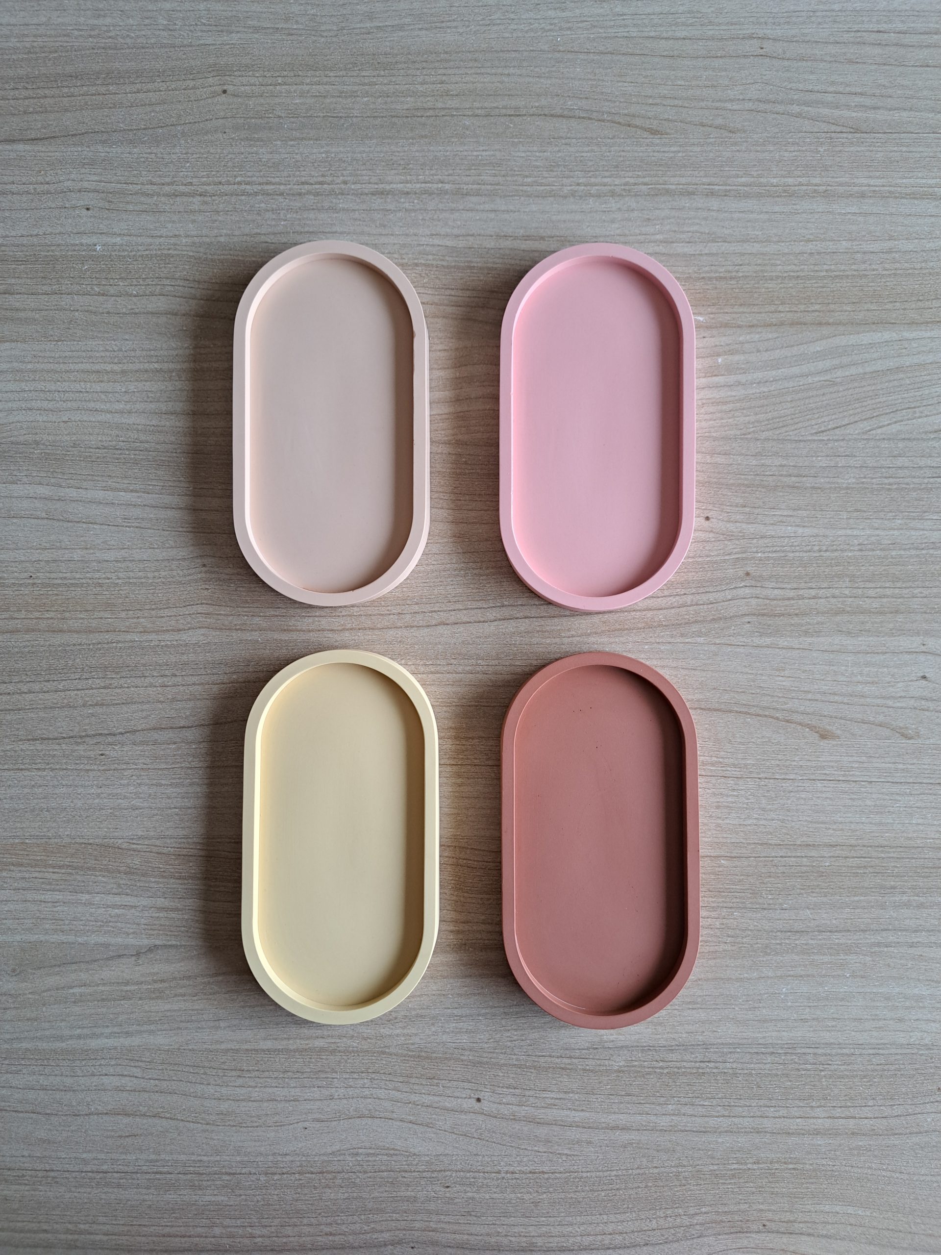 Petit plateau rond terrazzo en jesmonite | Maison Soalys